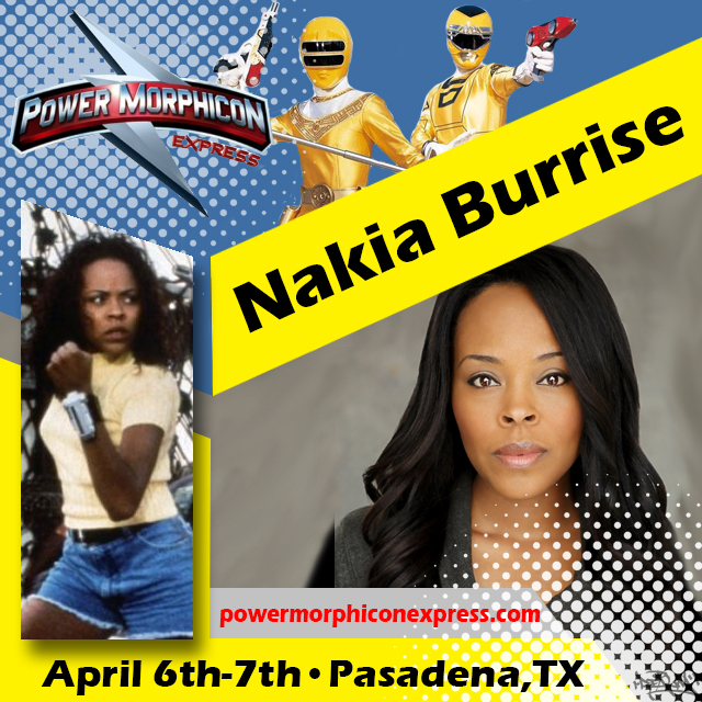 Nakia Burrise – Power Morphicon Express: New Location Coming Soon!
